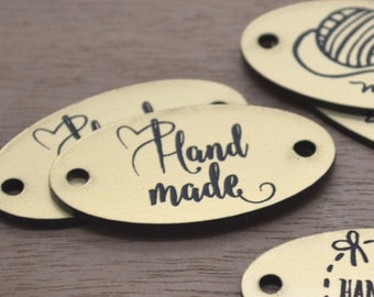 100 Plastic Tags Laser Cut and Engraved Made From Acrylic | Etsy