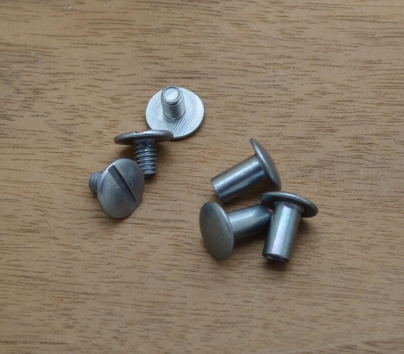 Rivets for Labels Screw on Rivets for Cork and Leather - Etsy