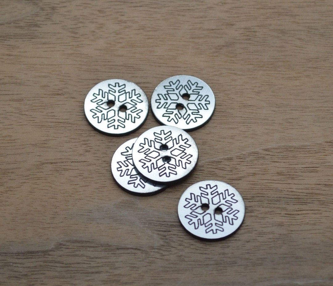 Plastic Buttons Laser Cut and Engraved Made From Acrylic - Etsy