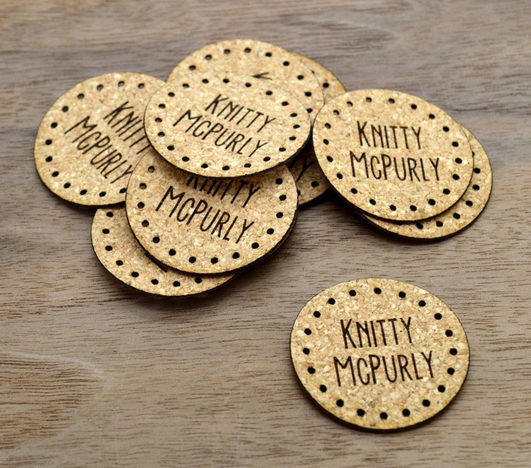 50 Custom Round Cork Labels - Personalized Labels, Custom Labels ...