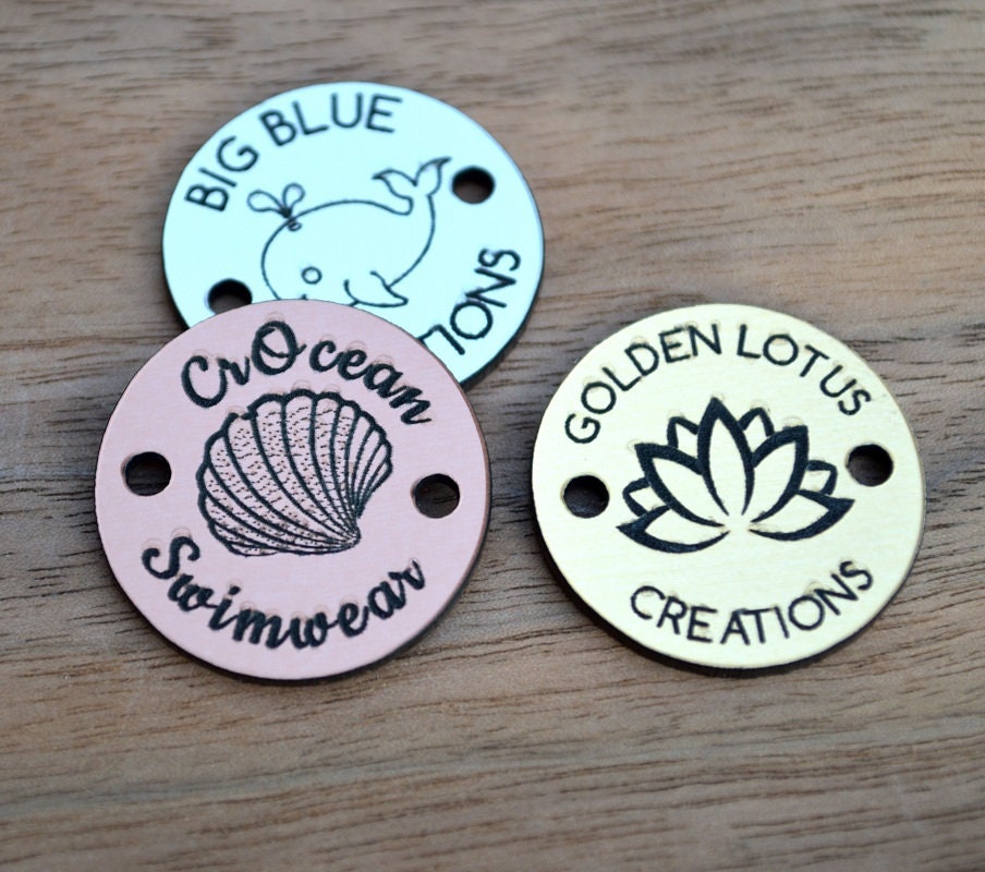 Plastic tags Laser cut and engraved made from Acrylic | Etsy