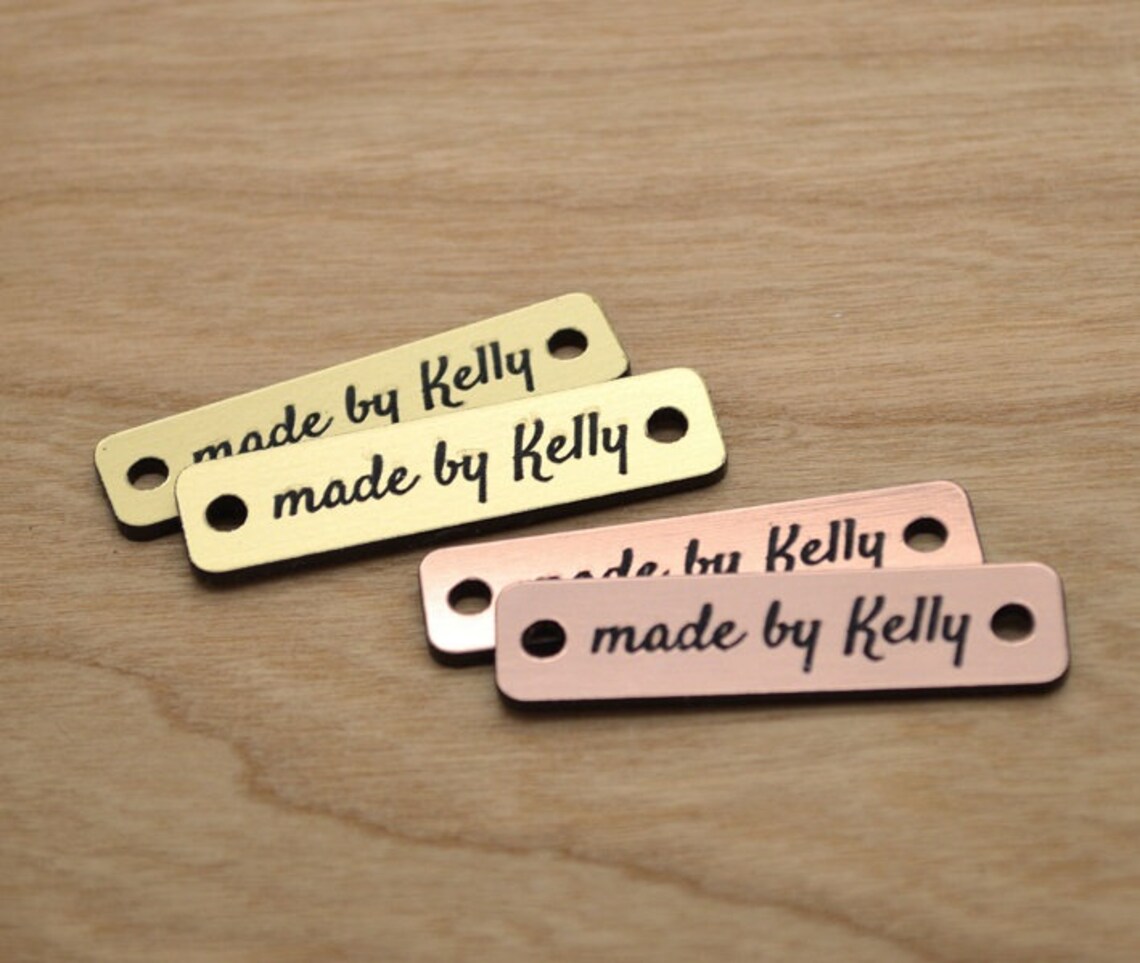 100 Plastic Tags Laser Cut and Engraved Made From Acrylic | Etsy