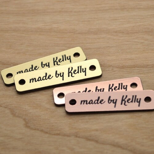 100 Plastic Tags Laser Cut and Engraved Made From Acrylic | Etsy