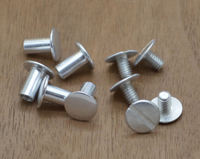 Rivets for Labels - Screw on Rivets for Cork and Leather Labels - Etsy
