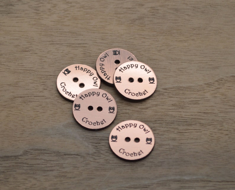 Plastic buttons Laser cut and engraved made from Acrylic | Etsy