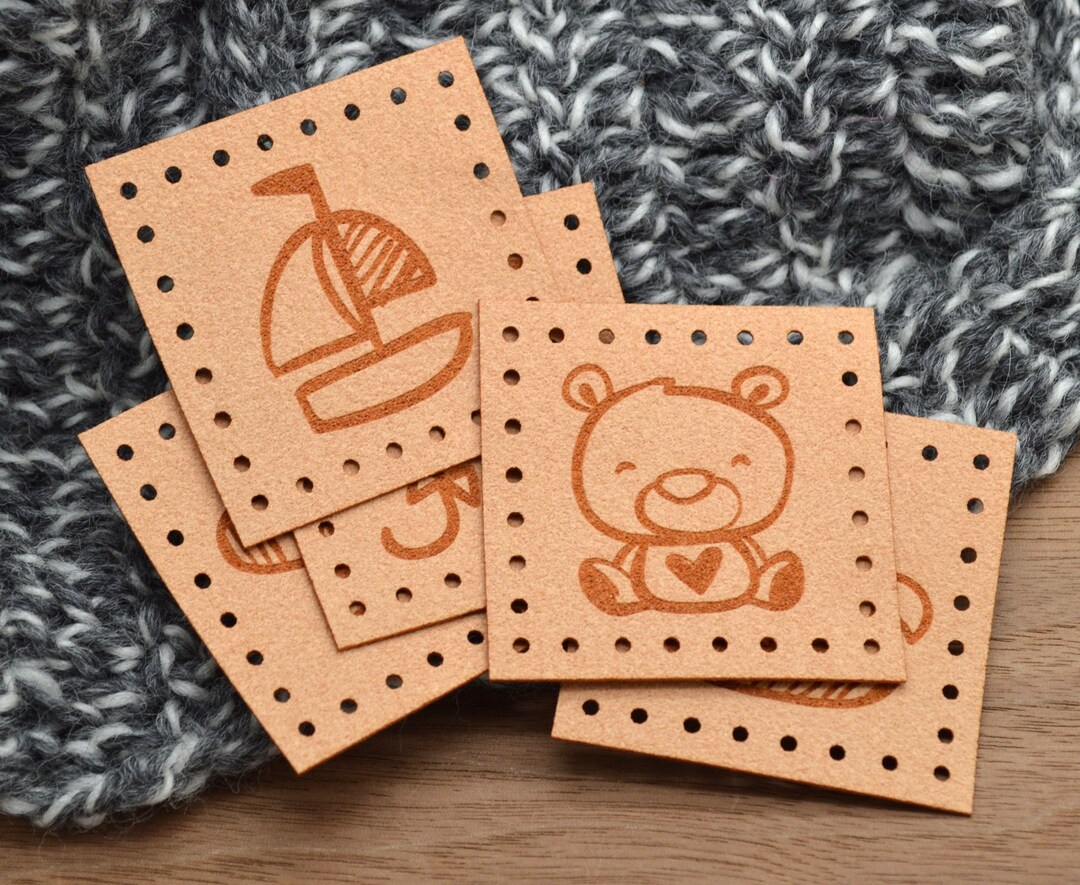 Set of 10 Laser Engraved Patches 2x2 Made From - Etsy