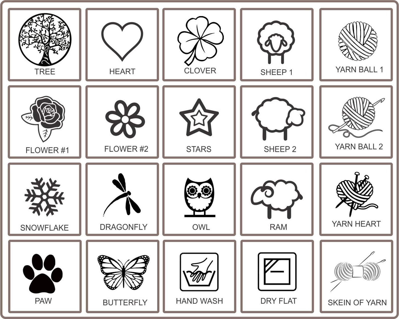 Plastic Tags Laser Cut and Engraved Made From Acrylic - Etsy