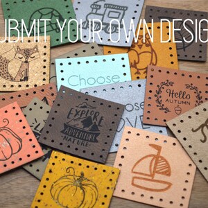 Submit Your Own Design: 10 Laser Engraved Patches 2x2" - Personalized ...