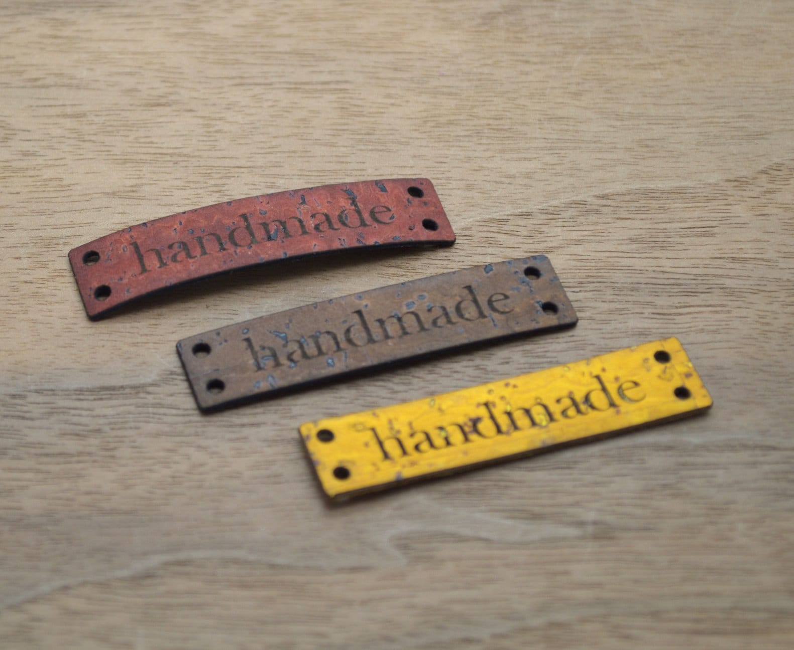 Laser Engraved Labels 0.5x2 Inches Made From Cork Fabric - Etsy