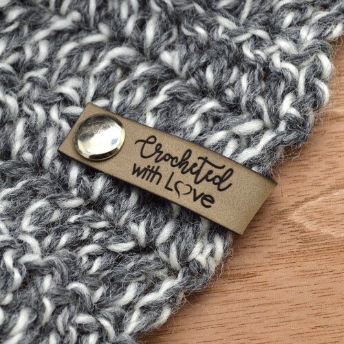 100 Custom Faux Leather Labels 0.85x2.25 Inches Personalized - Etsy