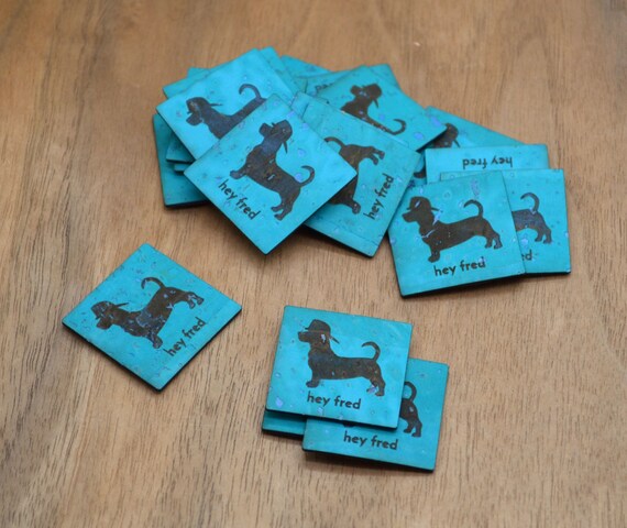 50 Labels 1x1 Inches Without Holes Made From Cork Fabric - Etsy