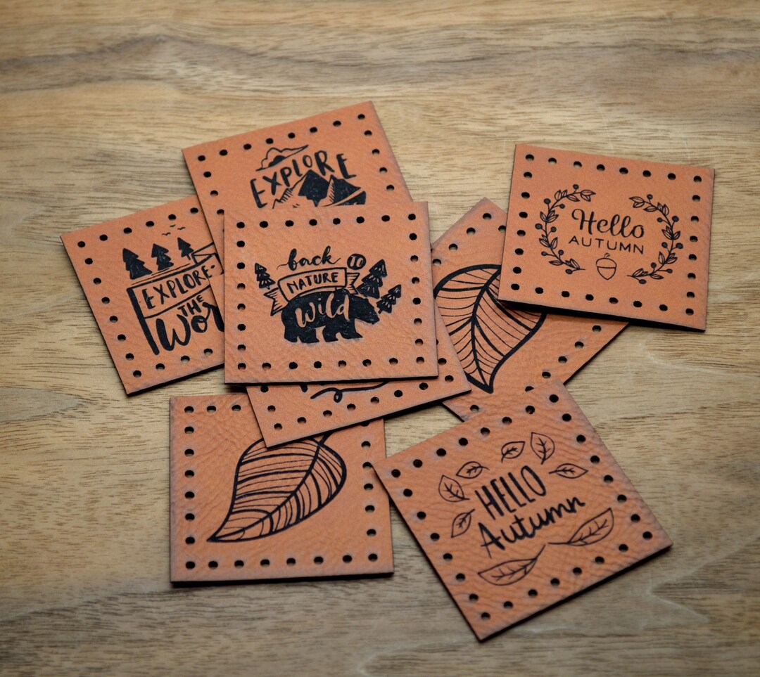 Submit Your Own Design: 10 Laser Engraved Patches 2x2 Personalized ...