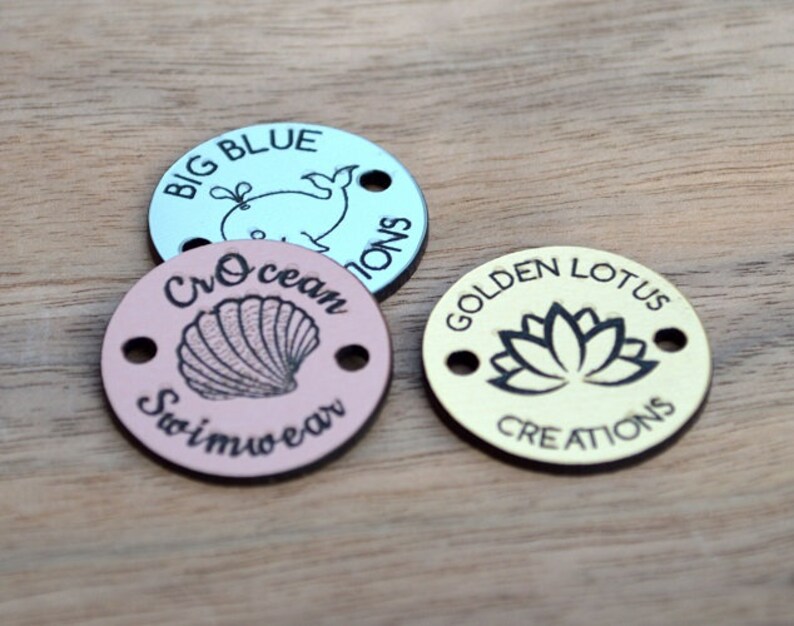 Plastic tags Laser cut and engraved made from Acrylic | Etsy