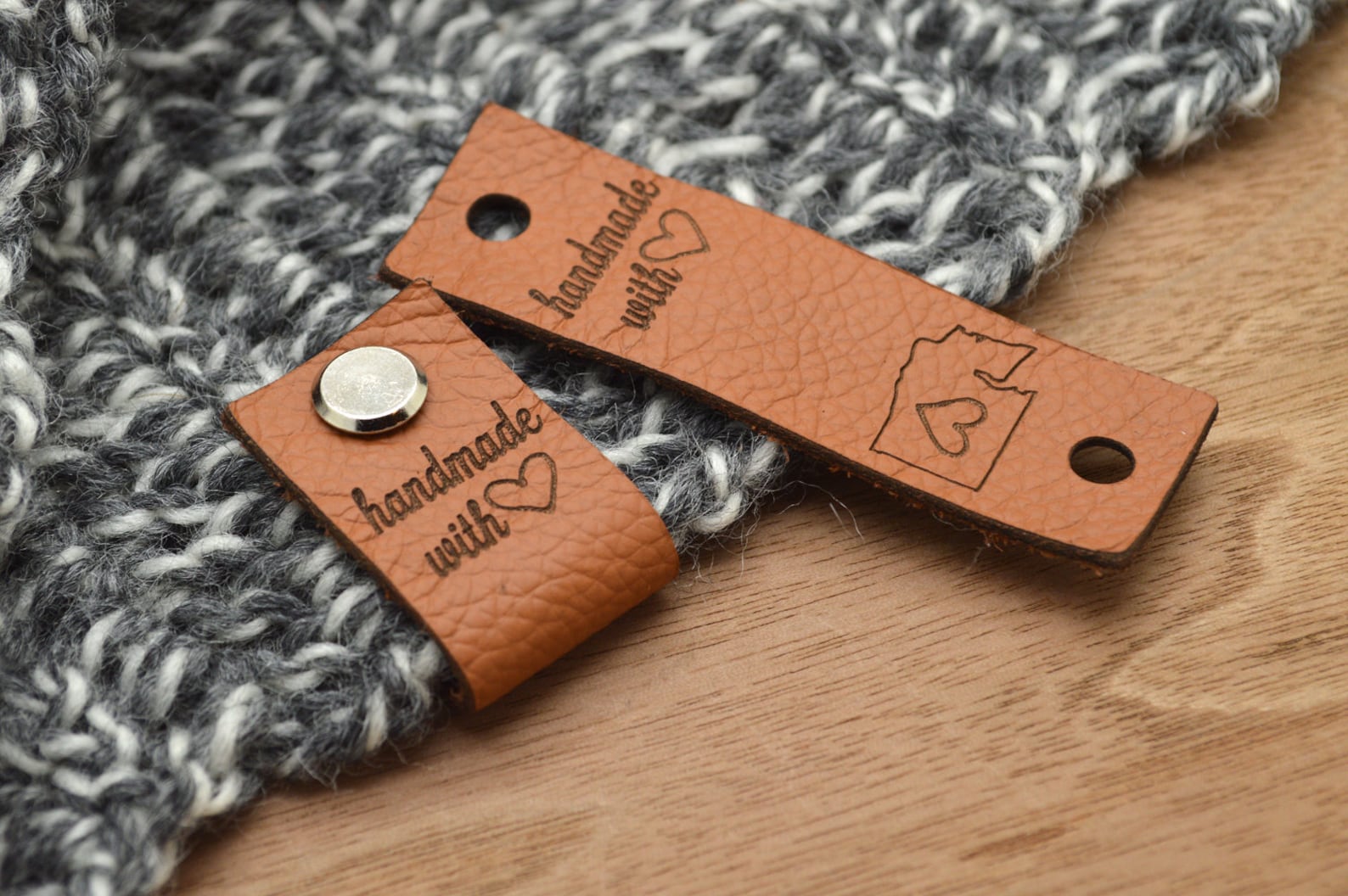 Labels for Rivets Knitting Labels Personalized Labels | Etsy