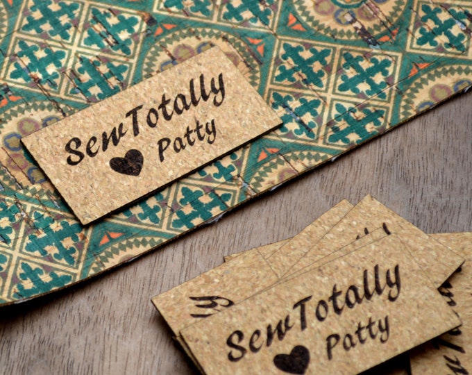 50 Cork Labels 1x2 Inches Without Holes - Made From Cork Fabric - Cork ...