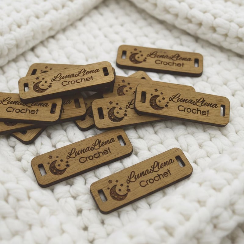 Laser Cut Fabric Labels - Etsy