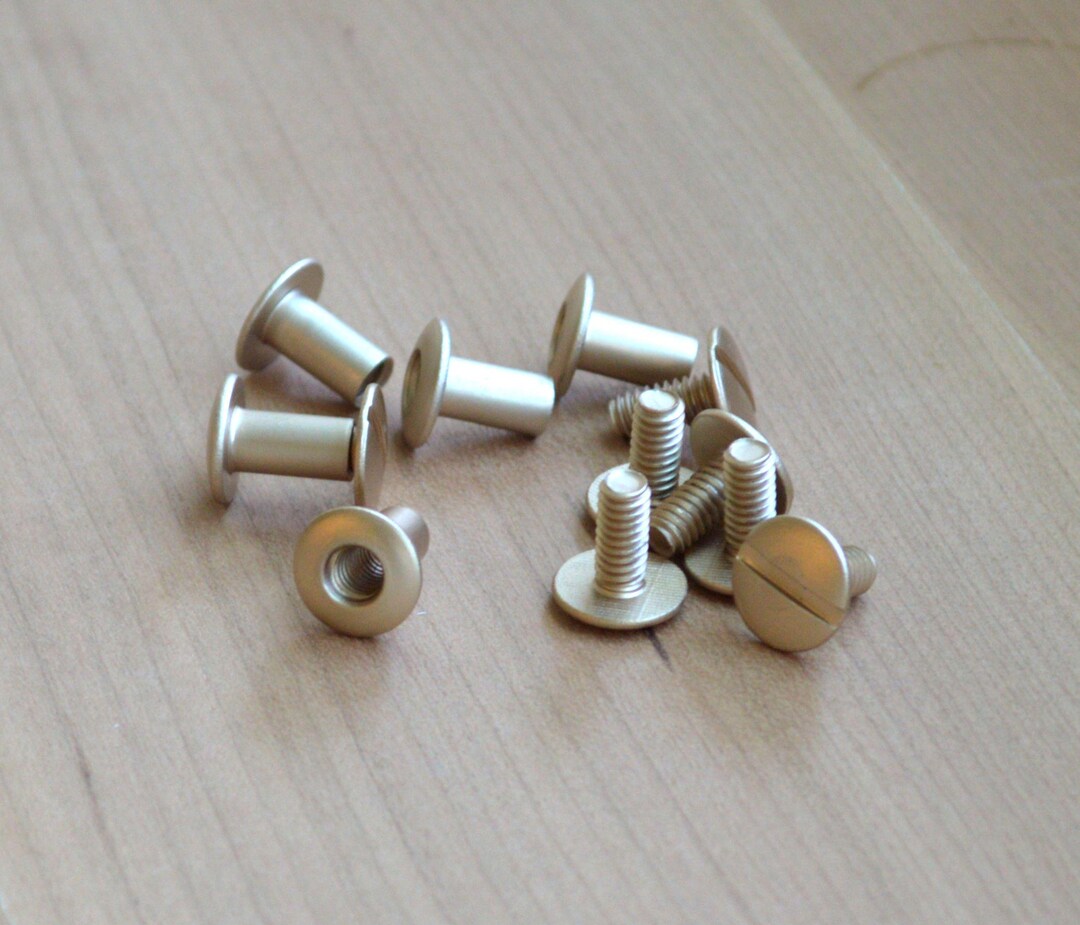 Rivets for Labels - Screw on Rivets for Cork and Leather Labels - Etsy