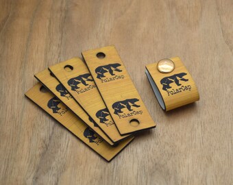 Labels for Rivets Knitting Labels, Personalized Labels, Genuine Leather ...