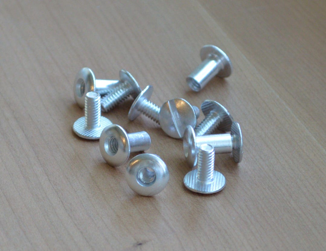 Rivets for Labels - Screw on Rivets for Cork and Leather Labels - Etsy
