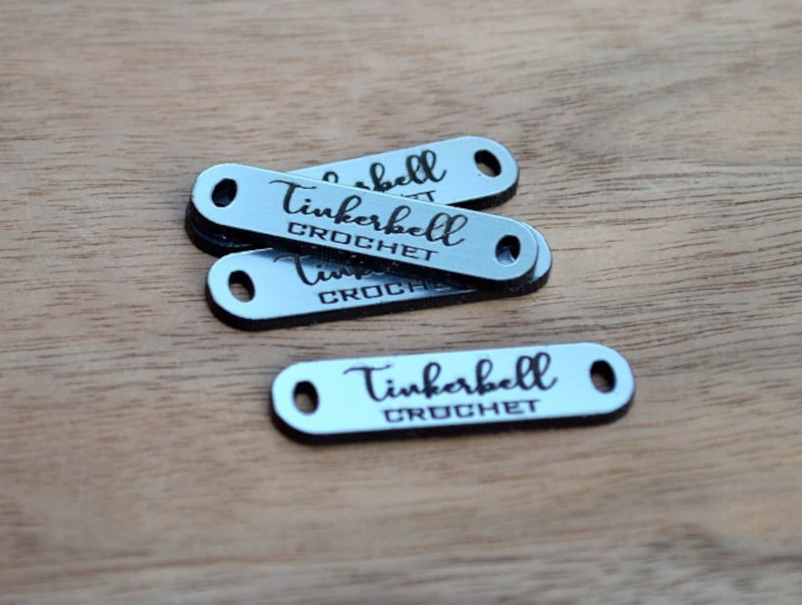 50 Plastic tags Laser cut and engraved made from Acrylic | Etsy