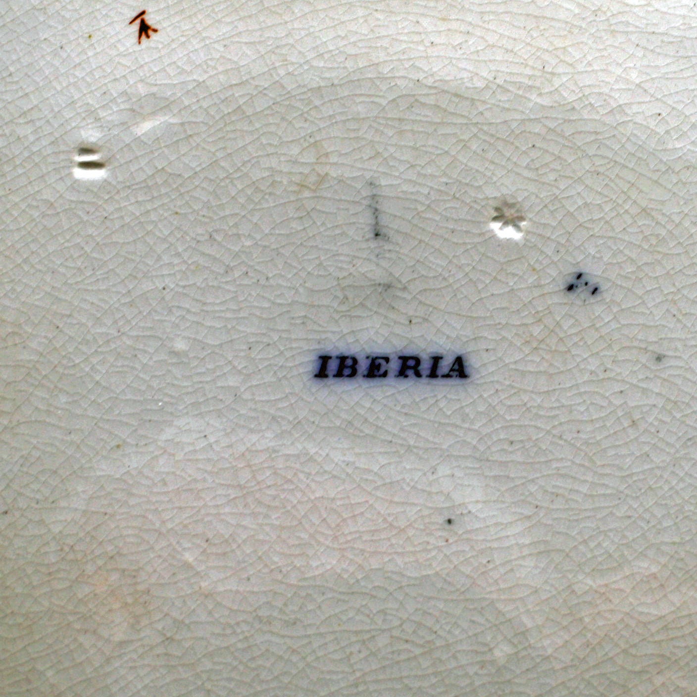 Antique English Ironstone Plate, Pattern "iberia", Rich Colors - Etsy