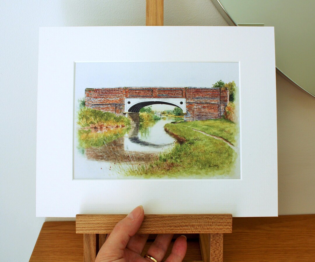 Pelsall Works Bridge Nest Common Mounted Print Reproduced From My ...