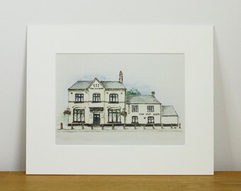 The Railway Inn Pub Pelsall Mounted Art Print 10x8 Reproduced From My ...