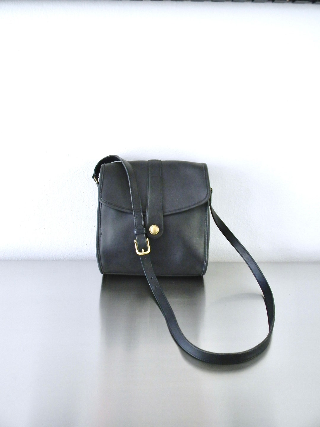 Vintage Limited Edition Navy Blue Coach Scout Bag, Refurbished 90s Dark ...