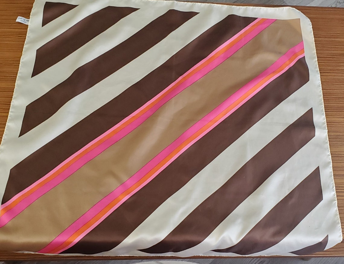 Vintage Rain Scarf 60s Totes polyester beautiful womens head | Etsy