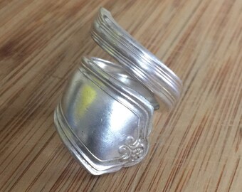 Silver spoon ring | Etsy
