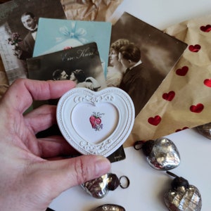 Valentine's Day Gift Small Heart Hand Painted Miniature - Etsy