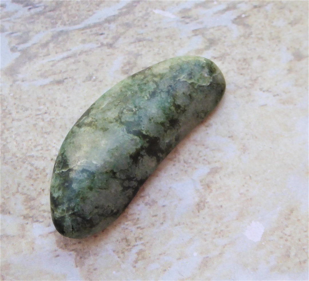 Big Sur Jade, Jade Cabachon, Jade Cove, Nephrite Jade, Ocean Jade ...