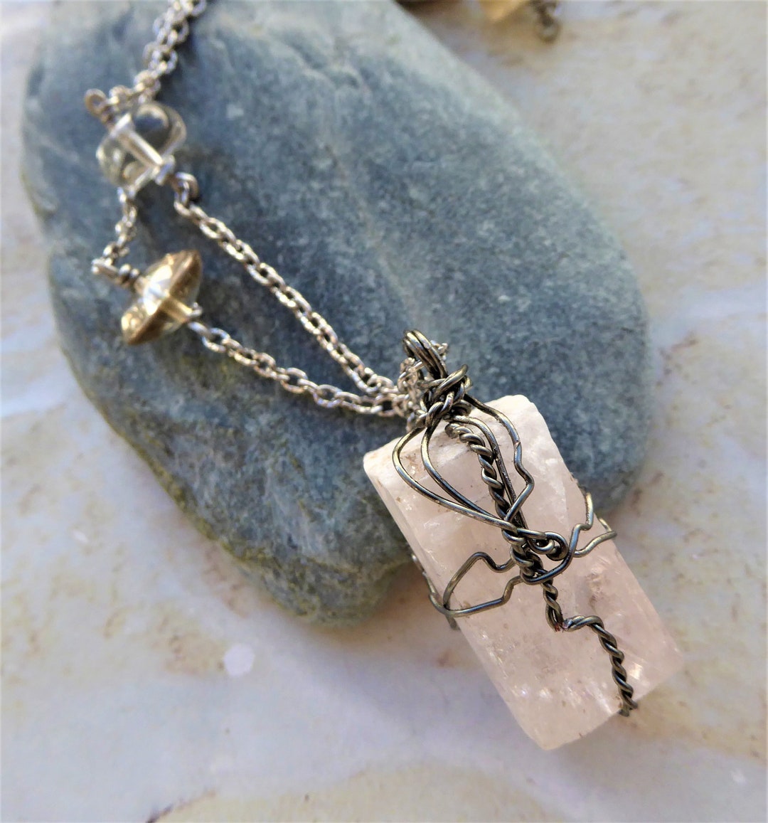 Danburite Crystal, Danburite Pendant - Etsy