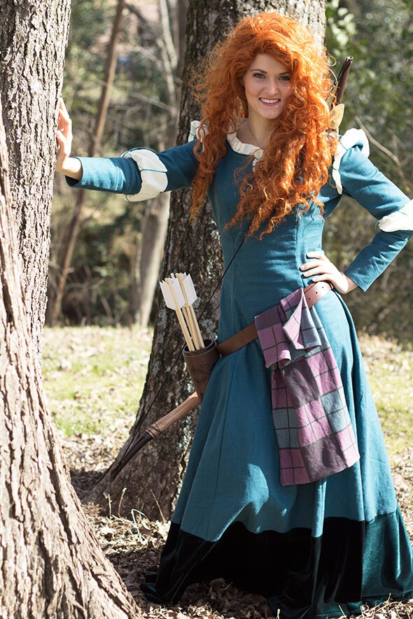 Princess Merida from Brave Costume/Cosplay for Adult or Child | Etsy