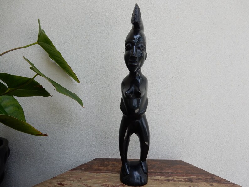 Ebony Wood Statue. African Sculpture From Kenya. Ebony Carving. Maasai ...