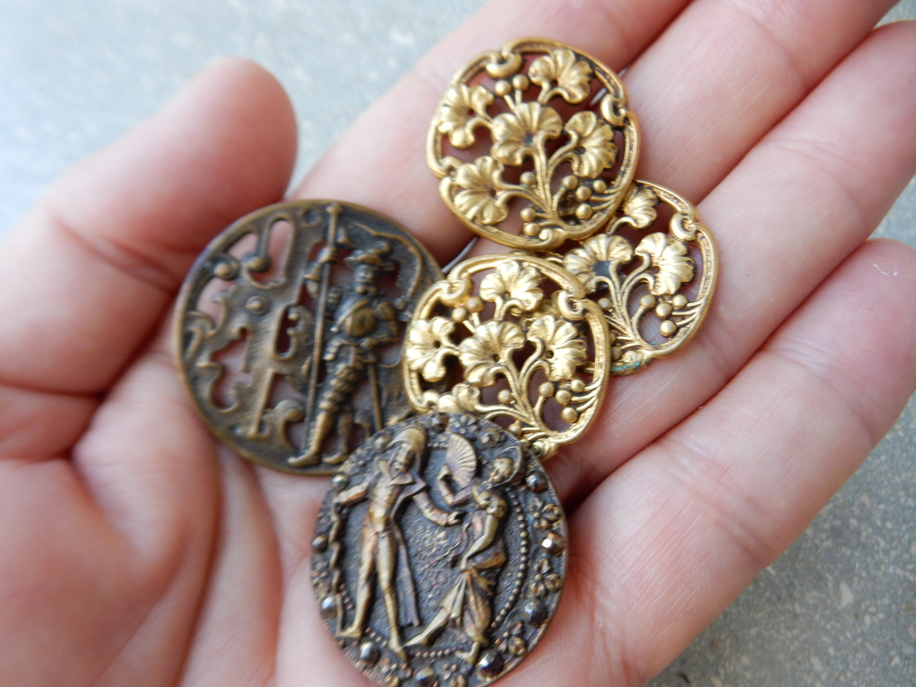 Antique French Button Collection. FREE SHIPPING. - Etsy
