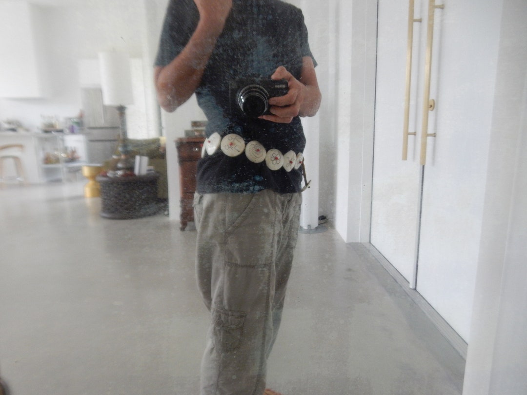 Vintage Conch Shell Belt. Outfit Accent. Dress Accessory. Tribal Style ...