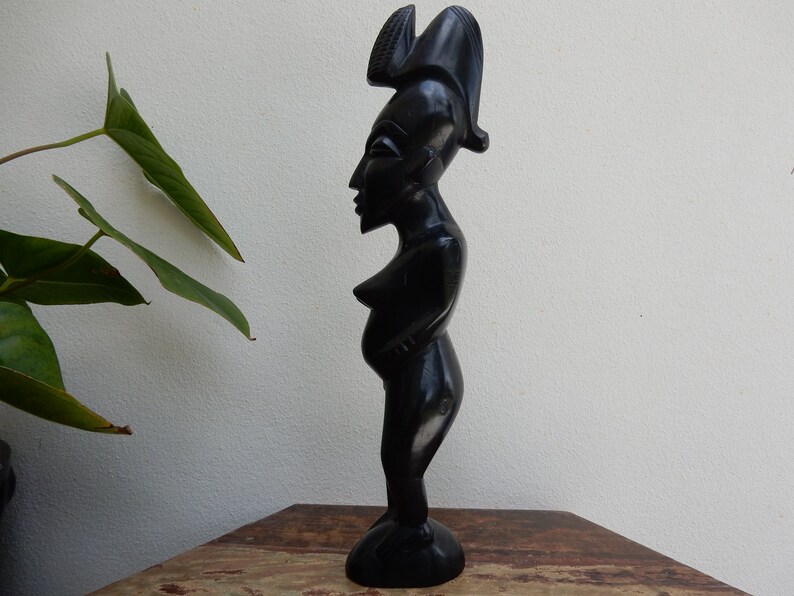 Ebony Wood Statue. African Sculpture From Kenya. Ebony Carving. Maasai ...