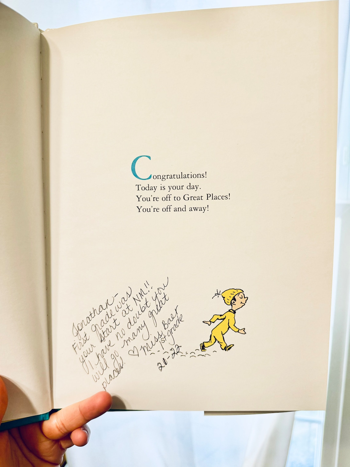 Oh the Places You'll Go Teacher Book Signing Request - Graduation ...