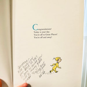 Oh the Places You'll Go Teacher Book Signing Request - Graduation ...
