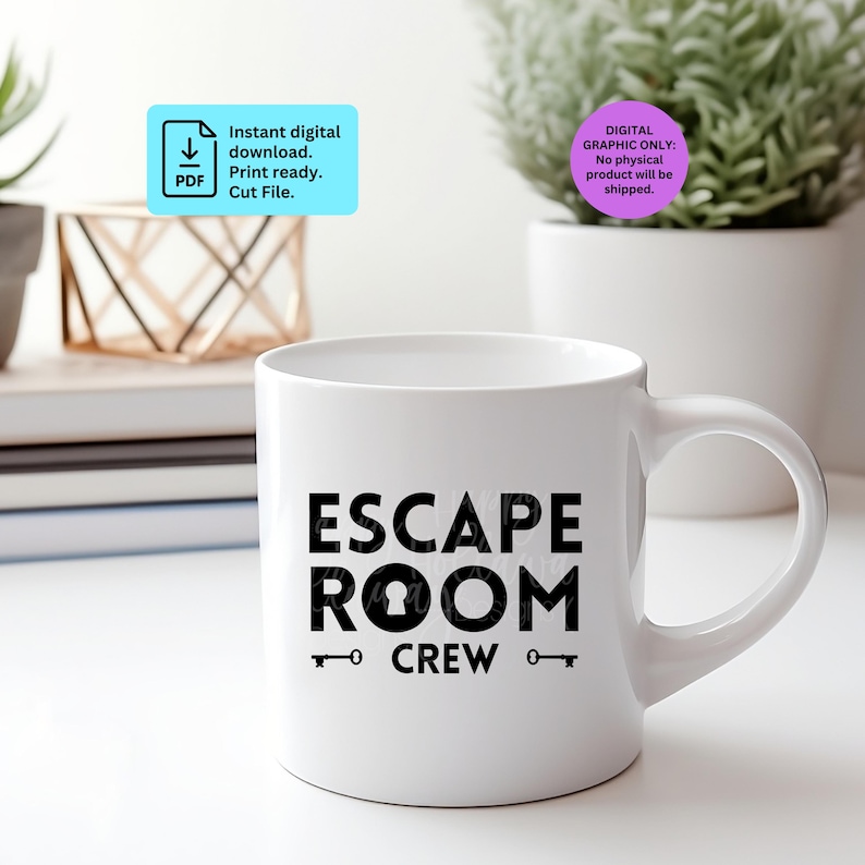 Escape Room SVG Bundle | Master, Crew, Squad Cut Files (digital ...
