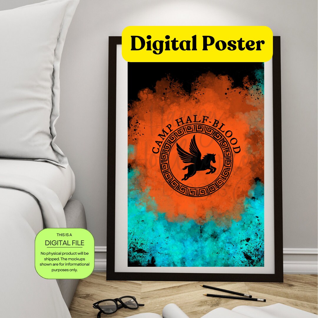 Camp Halfblood Poster Set | PERCY JACKSON Inspired Digital Prints | 5 ...