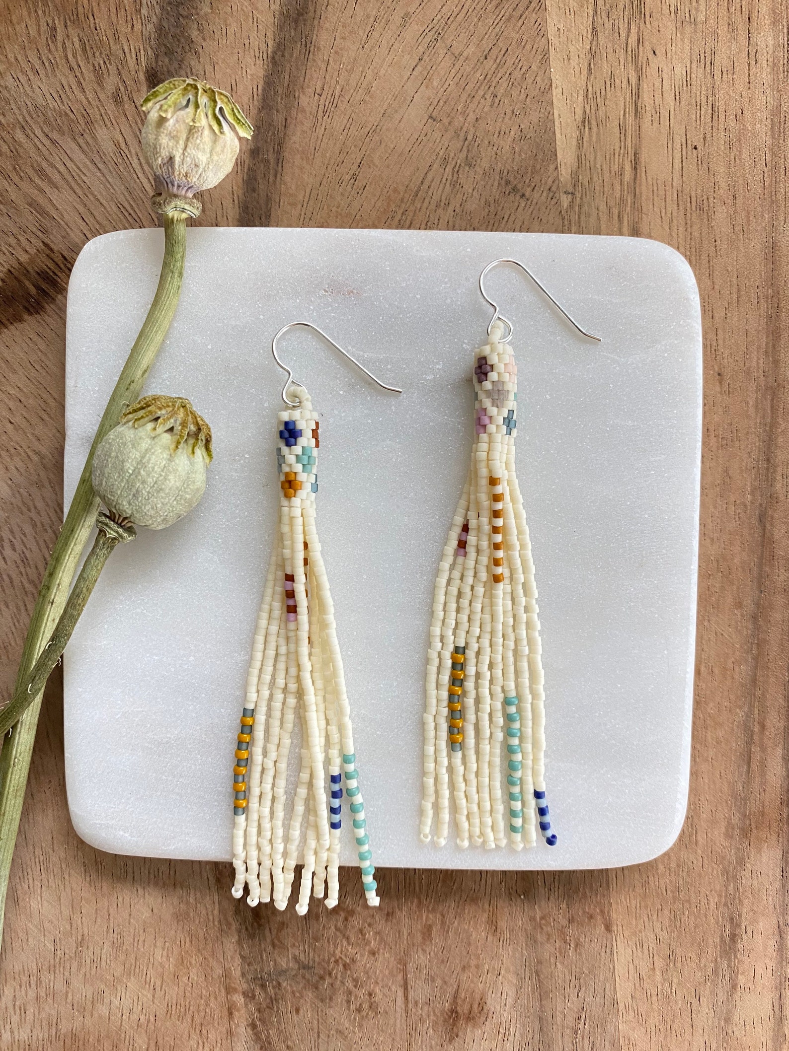Earrings Seed Bead Handwoven Earrings - Etsy