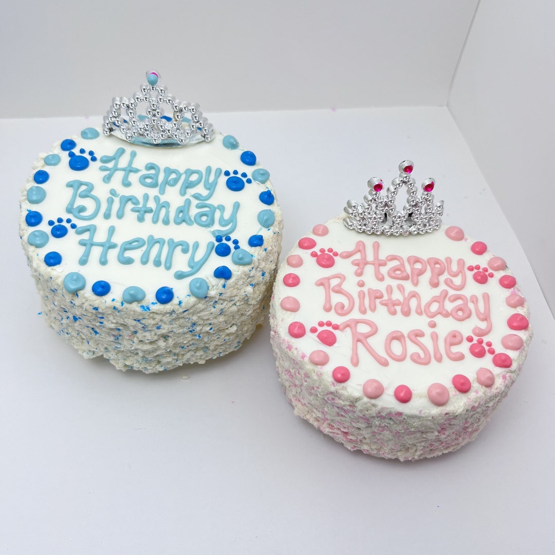 Princess Dog Cake | Prince Dog Cake |dog Birthday Cake | 4" Princess or ...