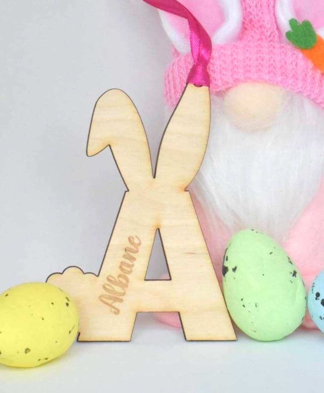 Lapin de Pâques personnalisé Alphabet - Etsy.de