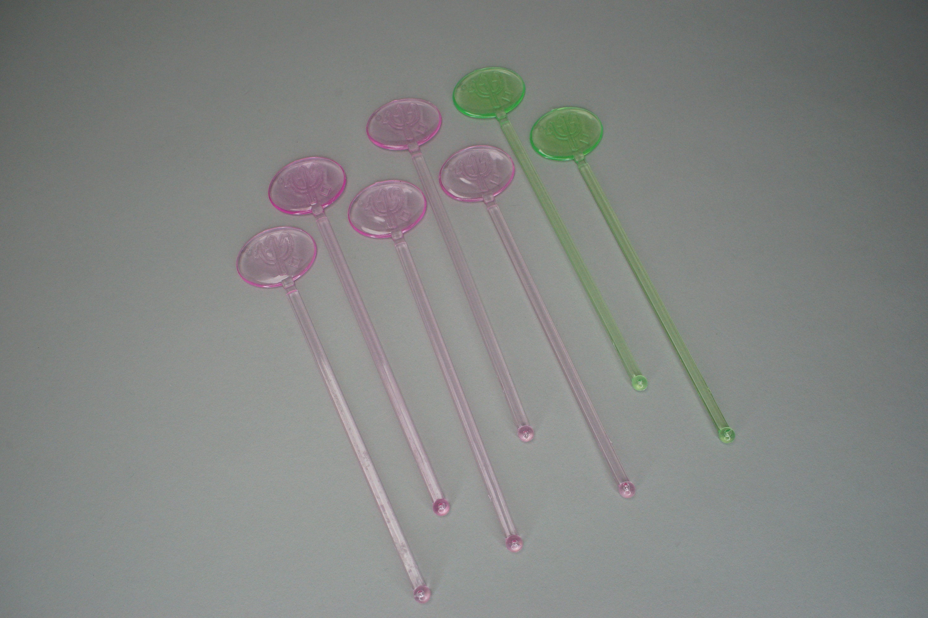 Vintage Early 2000's Club Med Clear Plastic Cocktails Swizzle Stick Lot ...