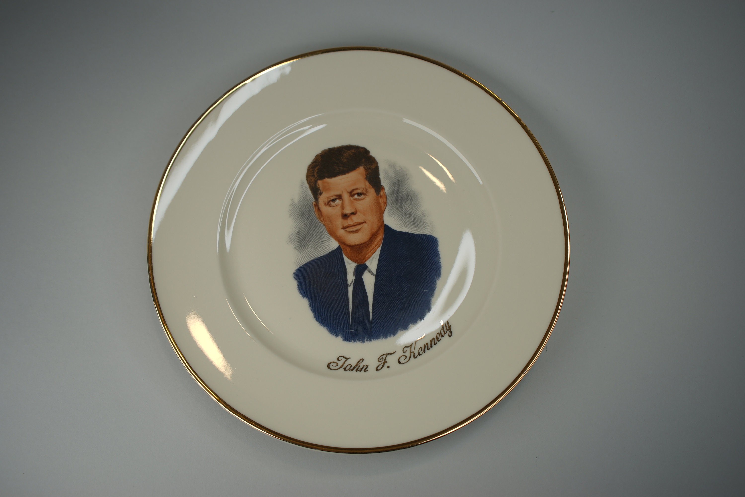 Vintage John F. Kennedy Porcelain Plate Made in Western - Etsy