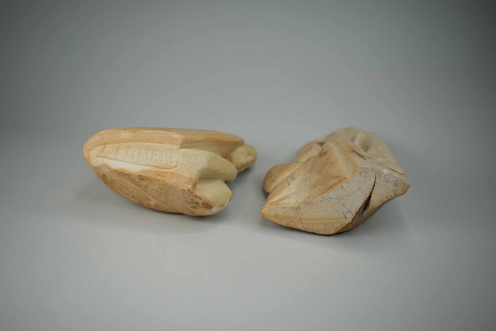 Vintage Contemporary Modern Human Faces Alabaster Carving | Etsy Canada