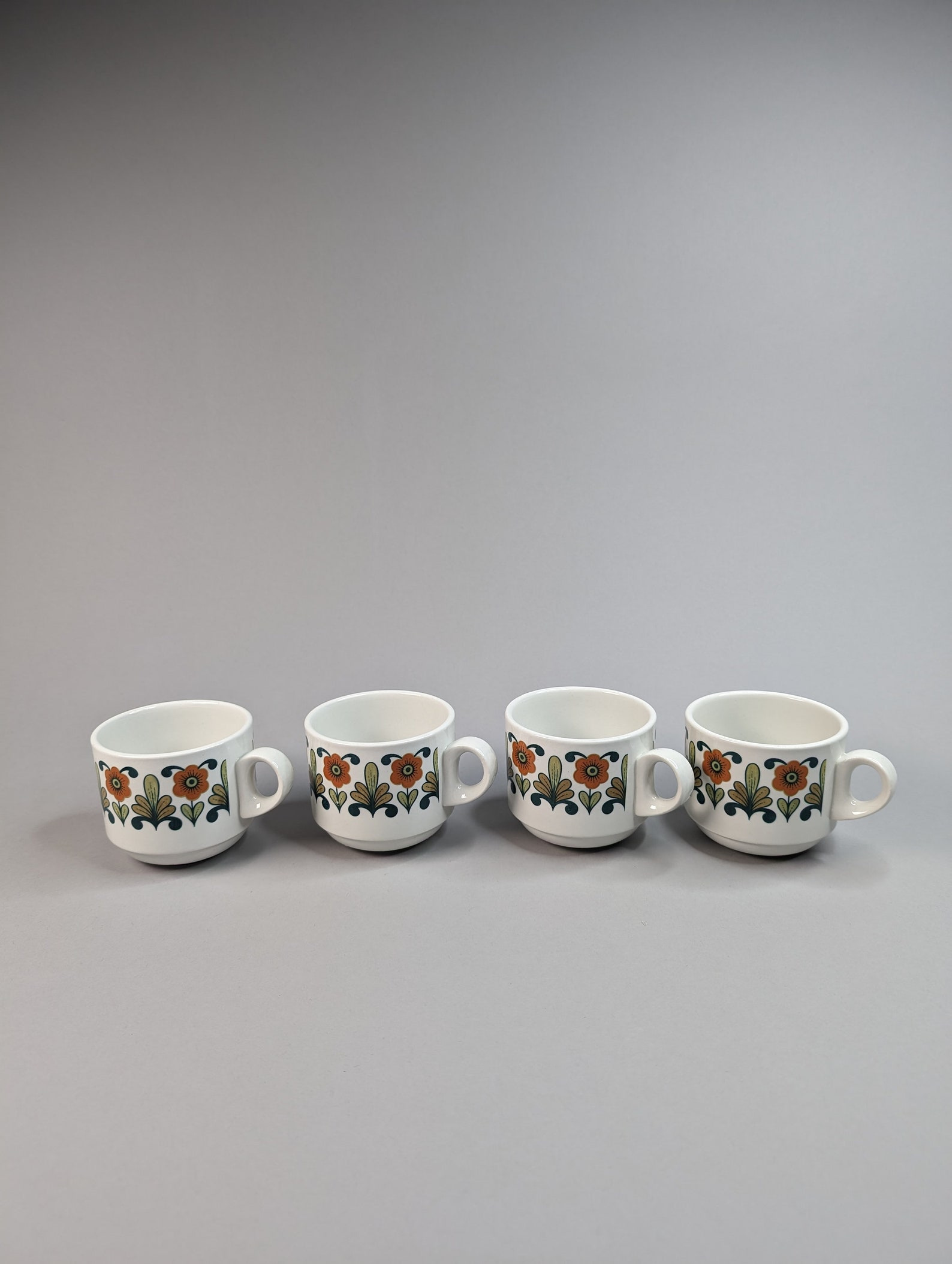 Vintage Ridgway Steelite Tea Cup & Saucer Set, English Hotel Ware - Etsy