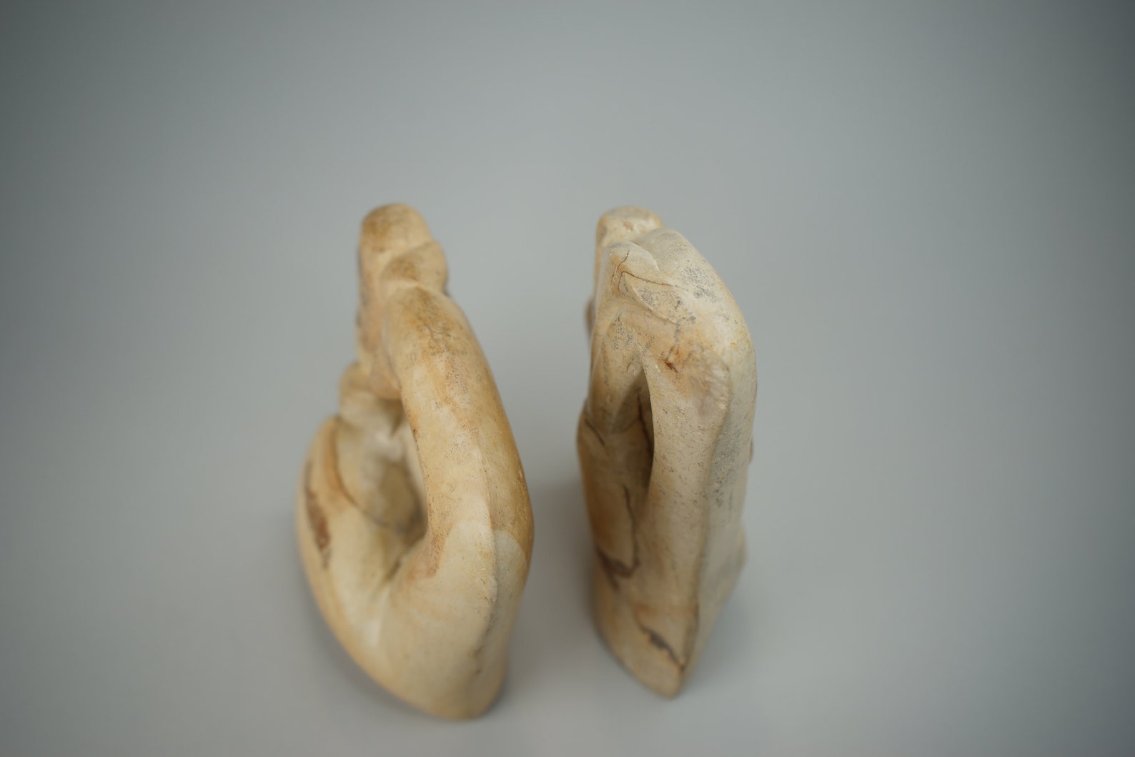 Vintage Contemporary Modern Human Faces Alabaster Carving - Etsy Canada